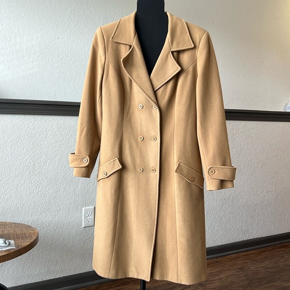 Jackets & Coats | Yacab Camel Pea Coat | Poshmark